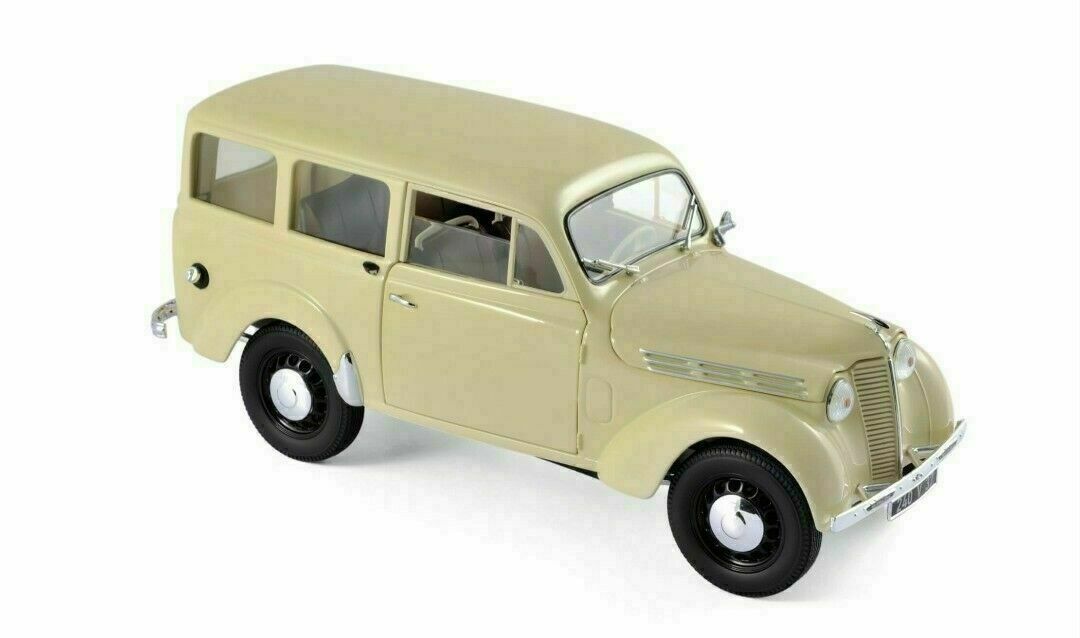 RENAULT Break 300 kg 1951 Juvaquatre - 1:18 NOREV 185260 - Hexos miniatures